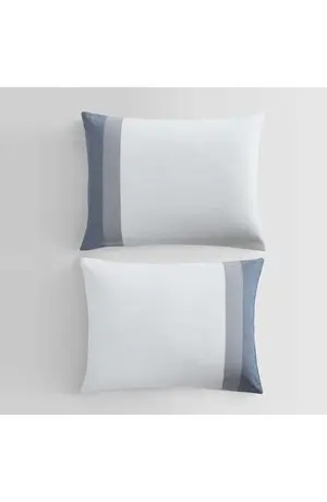 Calvin Klein Chambray Handkerchief Duvet Cover & Shams Set