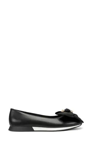 Karl Lagerfeld Paris Magalia Bow Sneaker Flat