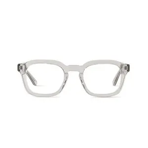 FRENCH KIWIS EYEWEAR Oscar Square Frame Eyeglasses Grey/clear