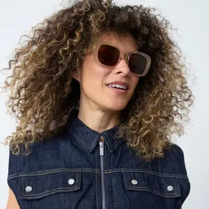 FRENCH KIWIS EYEWEAR Celeste Sunglasses - Clear/brown