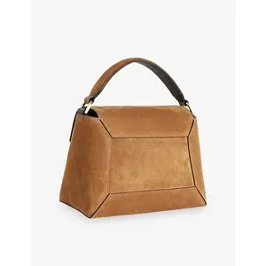 Strathberry Mosaic Suede Top-handle Bag - Loch Blue
