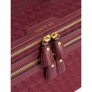 ANYA HINDMARCH Woven Logo Vanity Kit - Medium Red