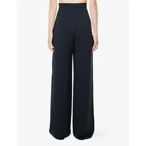 Max Mara Cady Wide-leg Woven Trousers