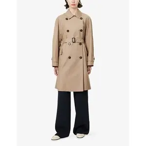 Max Mara Relaxed-fit Cotton-twill Trench Coat