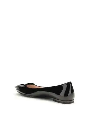 ROGER VIVIER Gommettine Leather Ballerinas With Resin Buckle