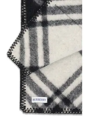 Burberry Wool Check Scarf