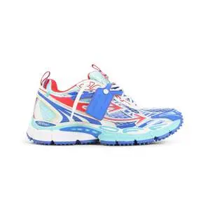 Off-White M-be Right Back" Net Sneakers - Red