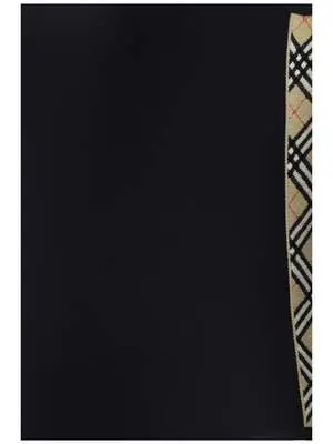 Burberry One-piece Swimsuit With Check Trim