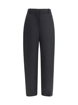 Givenchy Tailored Grain De Poudre Wool Pants - Black