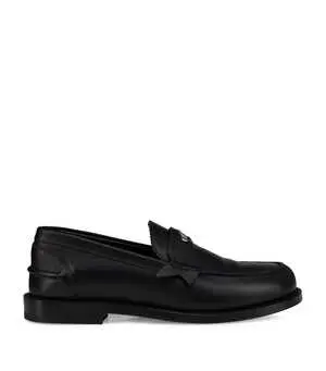 CHRISTIAN LOUBOUTIN Plato Leather Loafers - Black