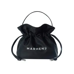 MARHEN.J Recycled Nylon Bucket Bag Charron All - Black
