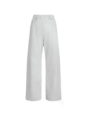 Brunello Cucinelli Smooth French-terry Pull-up Trousers - Grey