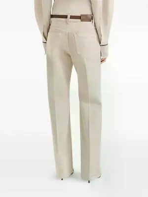 Brunello Cucinelli Dyed Denim Loose Trousers