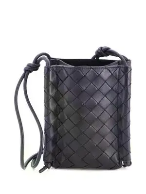 Bottega Veneta The Knot Mini Crossbody Bag - Black
