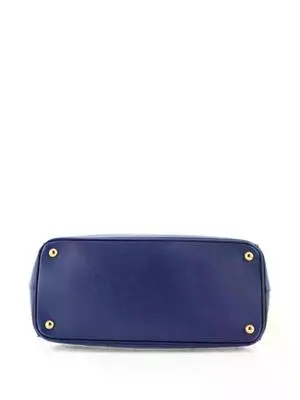 Prada Lux Saffiano Leather Double Zip Tote Bag