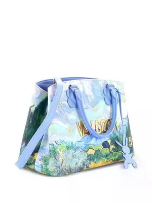 LOUIS VUITTON Montaigne Satchel Limited Edition Jeff Koons Van Gogh Print Canvas Mm - Blue