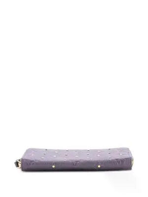 LOUIS VUITTON Zippy Wallet Studded Monogram Empreinte Leather Small Wallets
