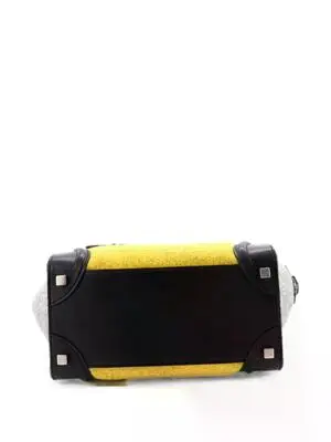 Celine Tricolor Luggage Micro Tote Bag