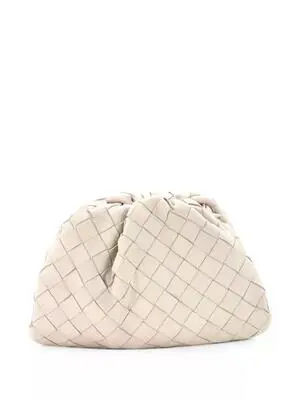 Bottega Veneta The Pouch Intrecciato Nappa Mini Crossbody Bag - Neutrals