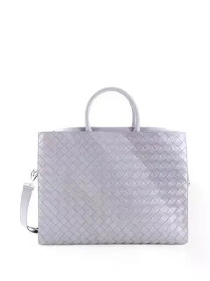 Bottega Veneta Convertible Frame Briefcase - Grey