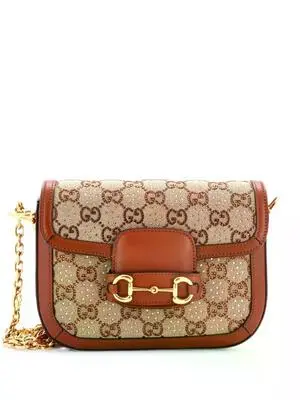 Gucci Horsebit 1955 Mini Shoulder Bag - Brown