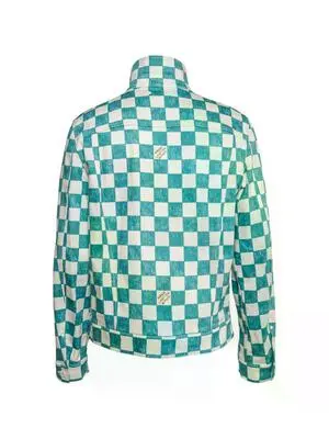 LOUIS VUITTON Damier Denim Trucker Jacket