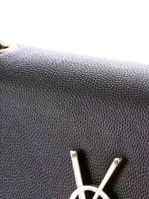 Saint Laurent Monogram Grainy Leather Small Crossbody Bag