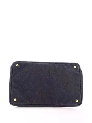 Prada Canapa Denim Large Tote Bag