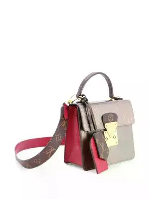 LOUIS VUITTON Monogram Vernis Spring Street Nm Satchel - Neutrals