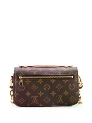 LOUIS VUITTON Monogram Canvas Pochette Metis East West Bag - Brown