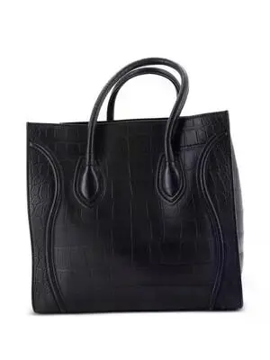 Celine Phantom Croc Effect Medium Tote Bag