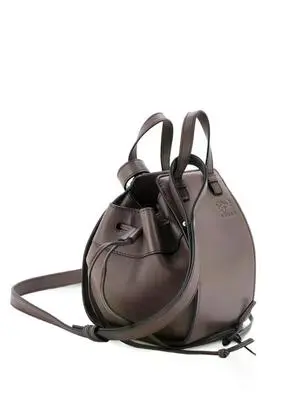 Loewe Hammock Leather Mini Hobo Bag - Brown