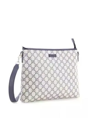 Gucci Gg Coated Canvas Medium Messenger Bag