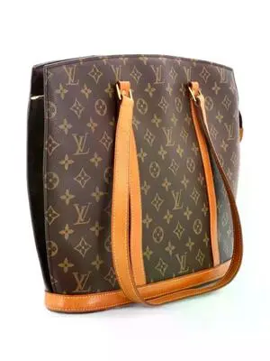 LOUIS VUITTON Monogram Canvas Babylone Tote Bag - Brown
