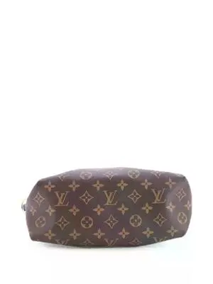 LOUIS VUITTON Monogram Canvas Flower Zipped Pm Tote Bag
