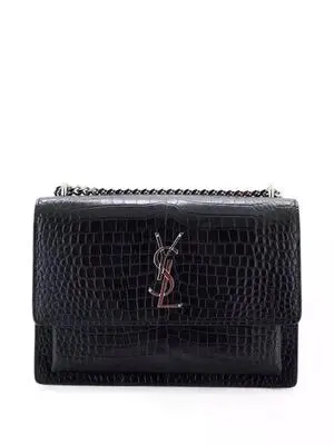 Saint Laurent Medium Sunset Bag - Black