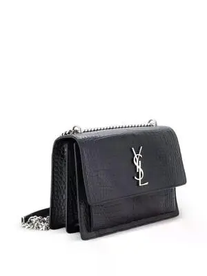 Saint Laurent Medium Sunset Bag - Black