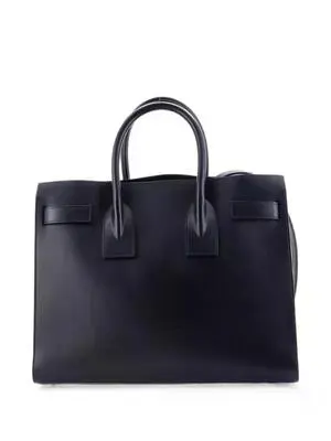Saint Laurent Sac De Jour Nm Bag Leather Small Tote Bag - Blue