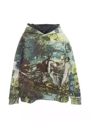 LOUIS VUITTON Tapestry Hoodie - Blue