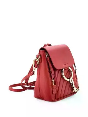 Chloé Faye Quilted Leather Mini Backpack