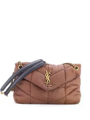 Saint Laurent Loulou Puffer Quilted Nylon Small Shoulder Bag