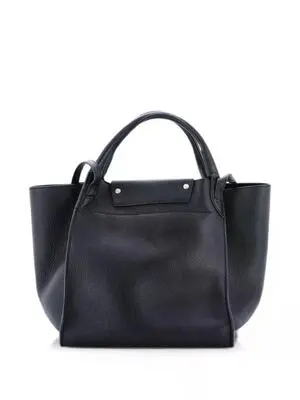 Celine Grained Calfskin Small Satchel - Black