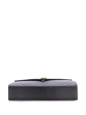 Saint Laurent Matelassé Chevron Leather Shoulder Bag