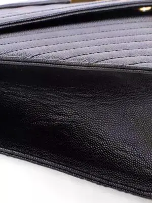 Saint Laurent Matelassé Chevron Leather Shoulder Bag