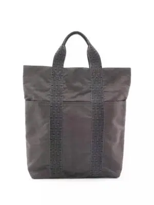 Hermès Airline Cabas Zip-up Tote Bag - Grey