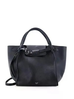Celine Big Bag Grained Calfskin Small Satchel - Black