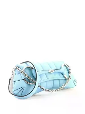 Gucci Horsebit Chain Shoulder Bag Vertical Quilted Leather - Blue