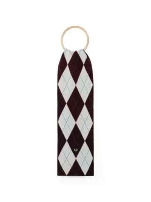 Fred Perry Patterned Scarf