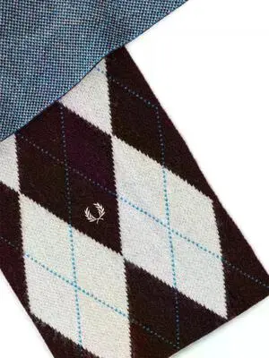 Fred Perry Patterned Scarf