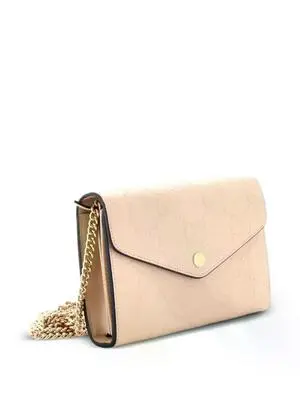 Gucci Envelope Wallet On Chain Guccissima Leather Shoulder Bag - Neutrals
